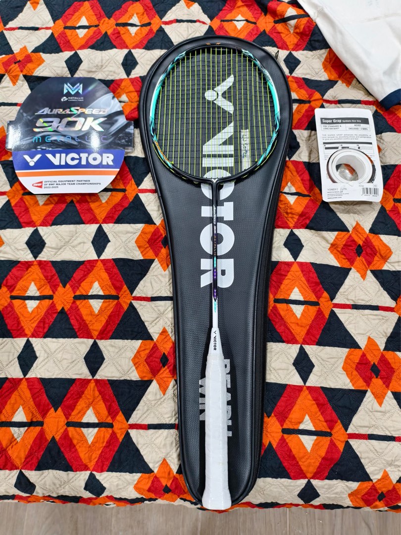 VICTOR AURASPEED 90k METALLIC, Sports Equipment, Sports & Games, Racket ...