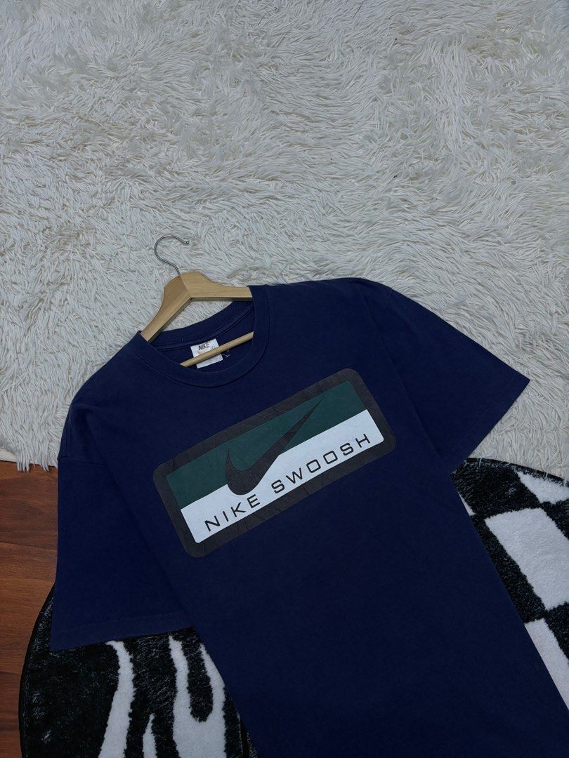 Vintage Nike Big Swoosh Mirror, Men's Fashion, Tops & Sets, Tshirts ...