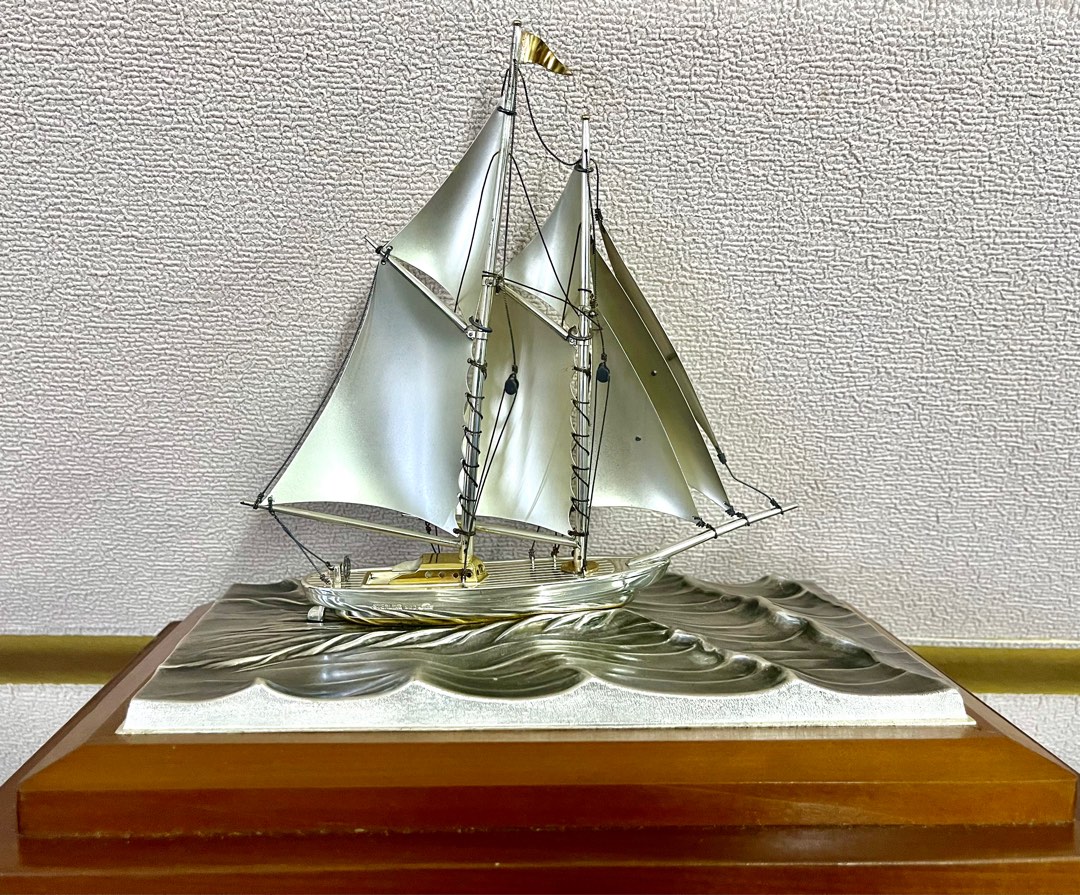 Vintage Solid Sterling Silver Ship By Seki Takehiko Japan, Furniture ...