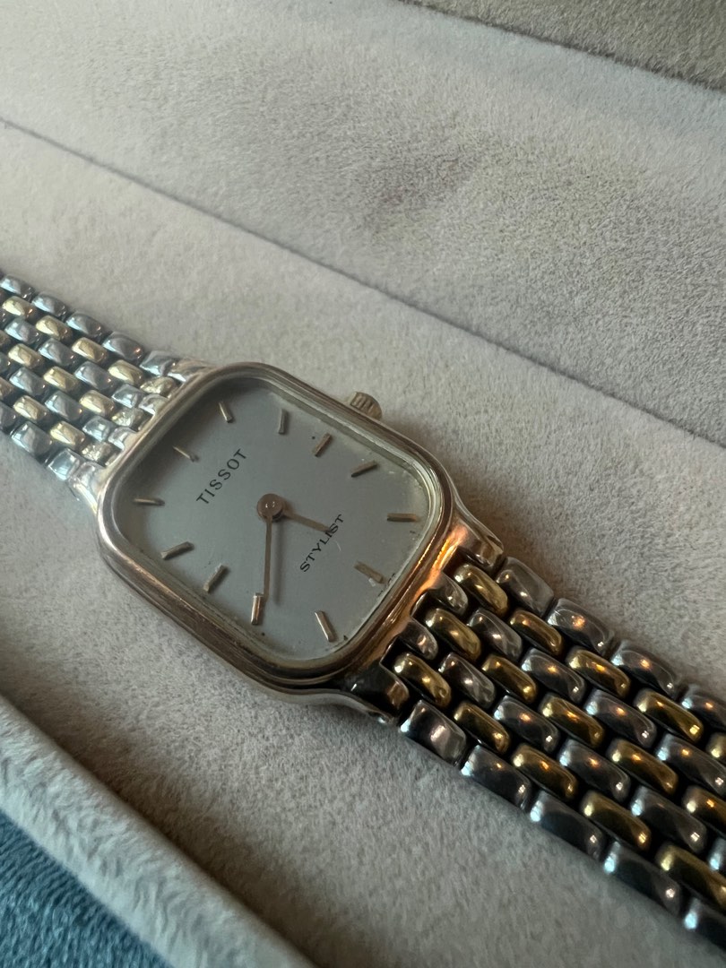 Vintage Tissot Stylist Dainty Tank Watch, Women's Fashion, Watches ...