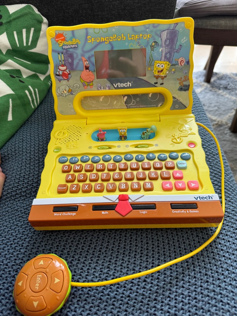 VTech SpongeBob SquarePants 15 Activity Educational Laptop, Babies ...