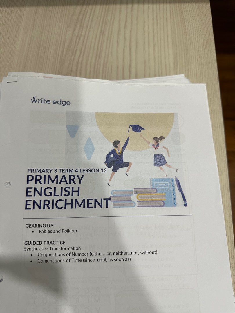 Write edge p3 2024 term 2-4 notes, Hobbies & Toys, Books & Magazines ...