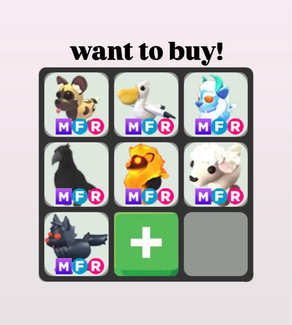 wtb adopt me pets mega exotics high tiers haetae crow pelican african ...