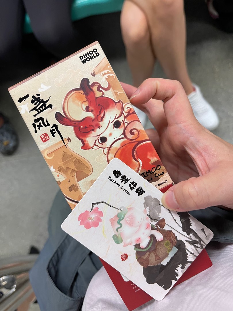 [WTS/WTT] Dimoo Stories in a cup Sachet Lotus, Hobbies & Toys, Toys ...