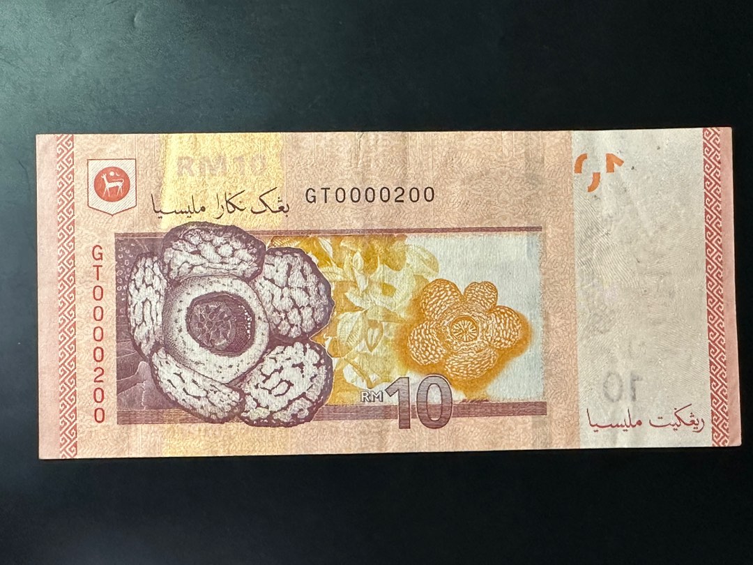0000200 Gvf+ 10 Ringgit Alost Solid Banknote, Hobbies & Toys ...