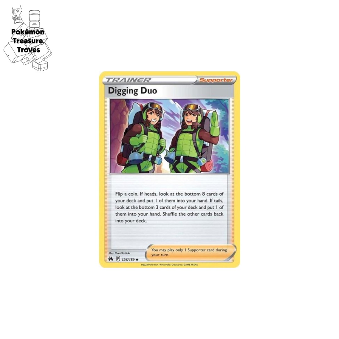 [$0.50] Pokemon Sword & Shield Crown Zenith Digging Duo Card, Hobbies ...