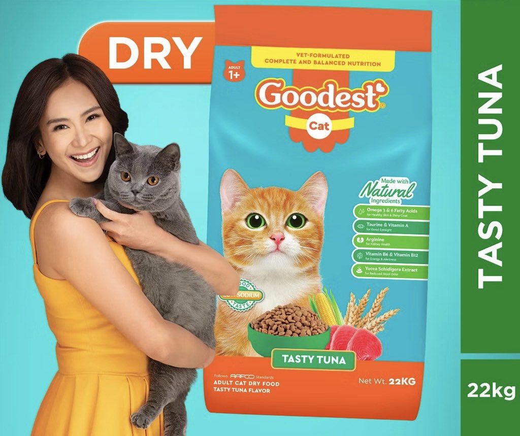 22kg Goodest Adult Cat Dry Food in Tasty Tuna, Pet Supplies, Pet Food ...