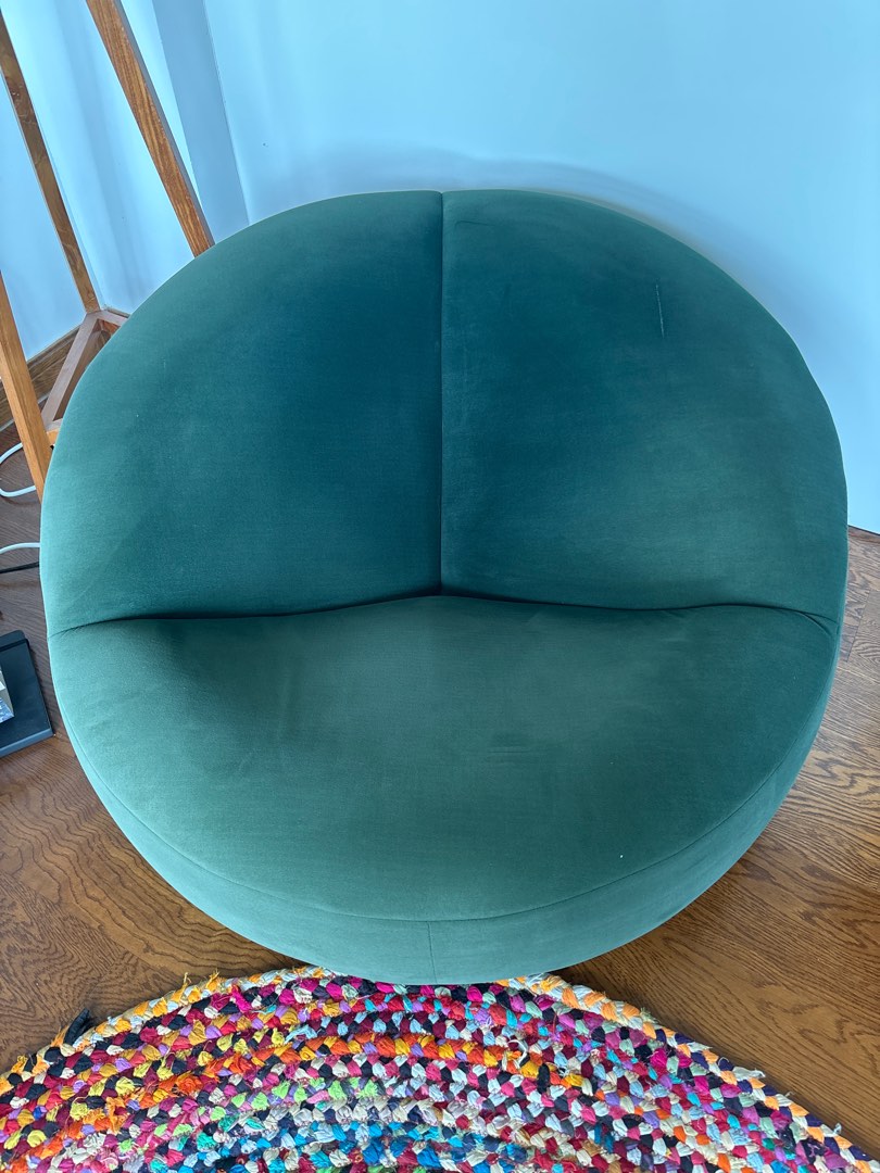 Round Single Seat Sofa x 2 - Need to Sell ASAP, Furniture & Home Living ...
