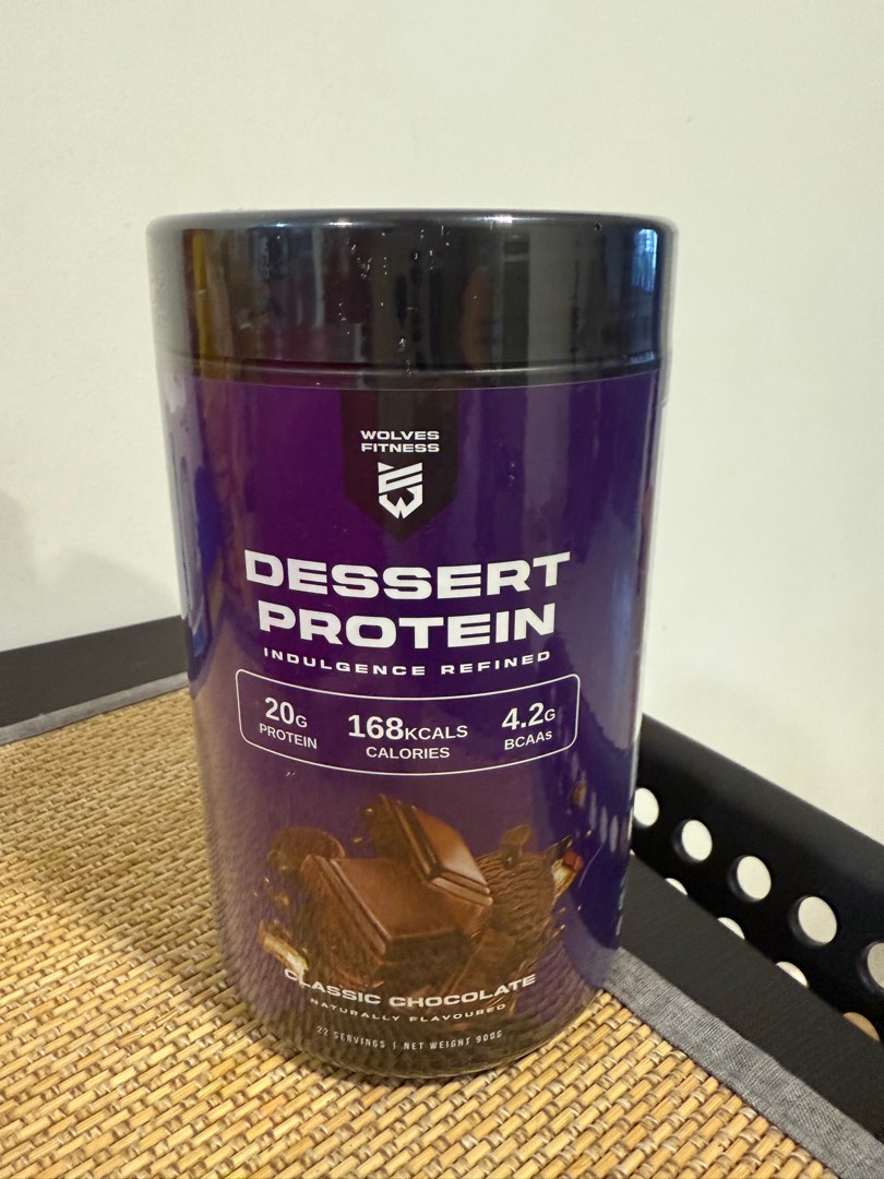 [900G TUB] DESSERT PROTEIN - CLASSIC CHOCOLATE, Food & Drinks ...