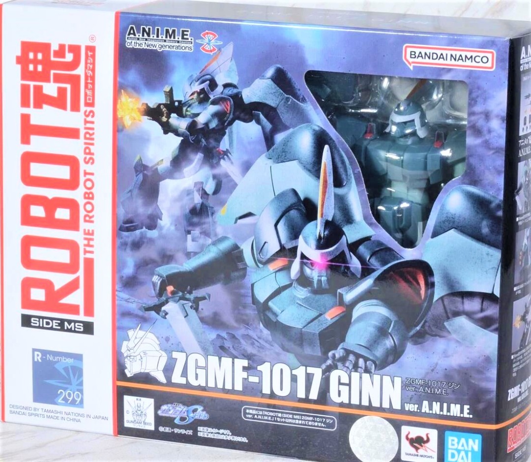全新 日版 高達 Robot Spirit Side MS ZGMF-1017 Ginn Ver. A.N.I.M.E. Action ...