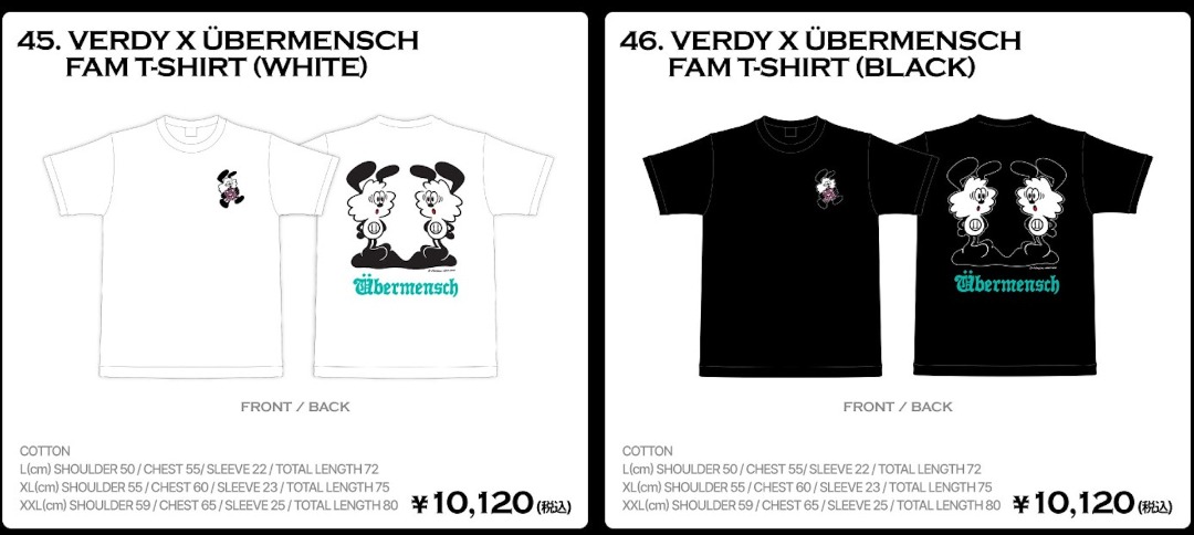 [保證買到 whats211人大團 78人團隊已在大阪)GD大阪 VERDY 日本 VERDY X ÜBERMENSCH FAM T-SHIRT, 興趣及遊戲, 收藏品及紀念品, 明星周邊 ...