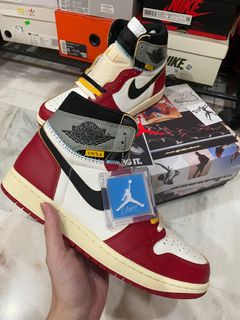 UNION X NIKE AIR JORDAN 1 HIGH CHICAGO SHADOW, Men's Fashion, Footwear ...