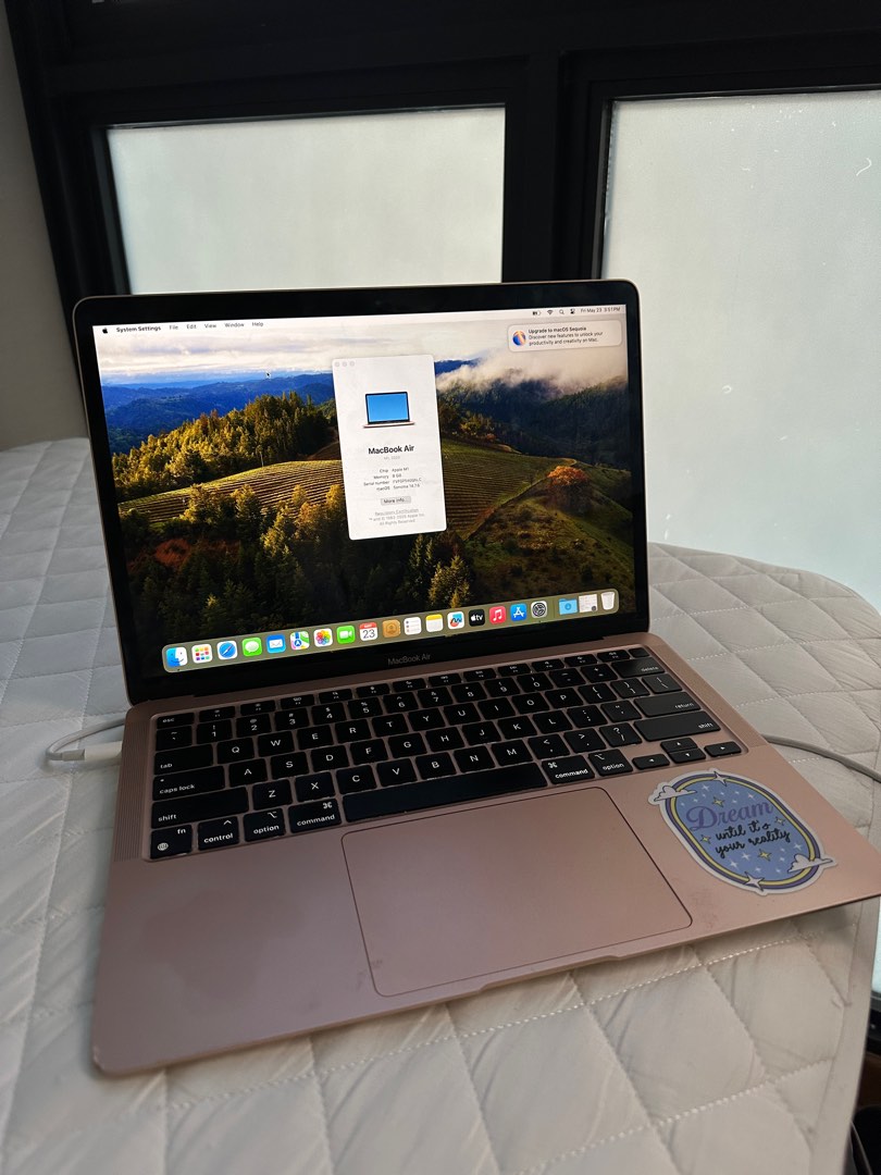 Apple MacBook Air M1 Gold 256GB, Computers & Tech, Laptops & Notebooks ...