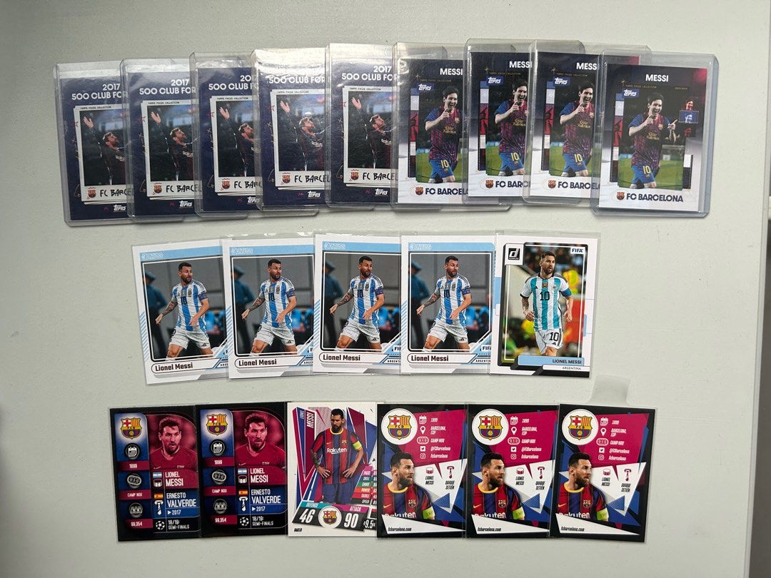 Assorted Messi Singles, Hobbies & Toys, Toys & Games on Carousell