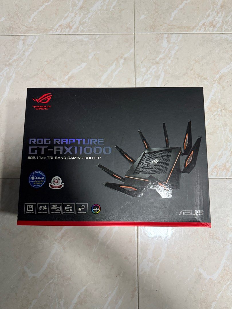Asus ROG Rapture GT-AX11000, Computers & Tech, Parts & Accessories ...