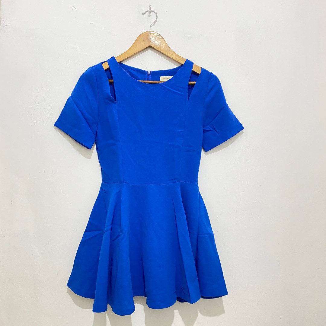 Blue Dress / Dress Biru / Mini Dress Biru / Dress Brand Style by Nuke ...