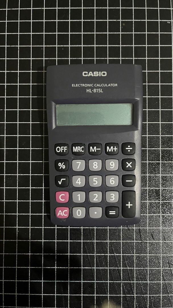 Casio HL-815L-BK Practical Calculators (Battery-operated), Hobbies & Toys, Stationary & Craft ...