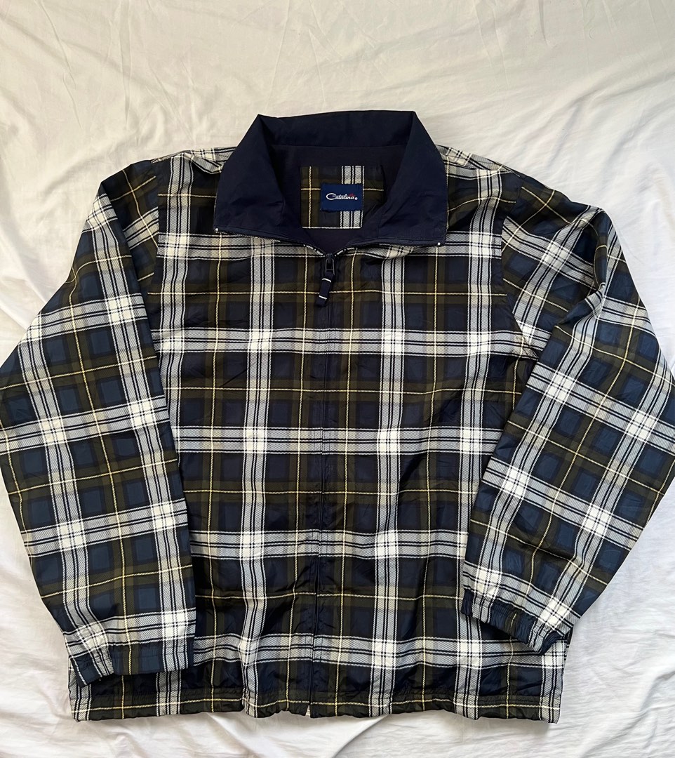 Catalina Plaid Windbreaker, Women's Fashion, Coats, Jackets and ...
