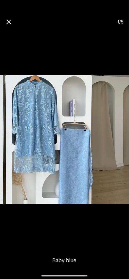 Ceo chomel RATNA KEBARUNG SET PARIO SONGKET, Women's Fashion, Muslimah ...