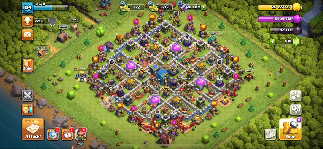 Clash of Clans COC TH level 12, Video Gaming, Video Games, Others on ...