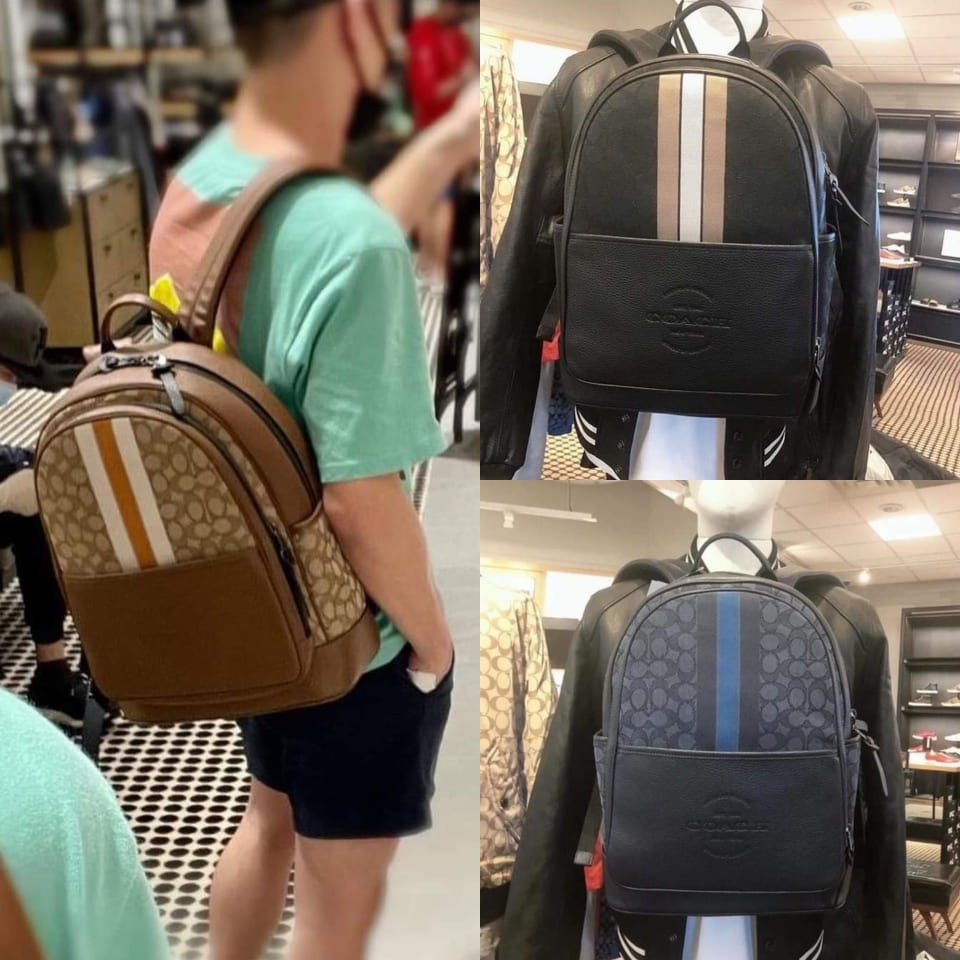 Coach Unisex Backpack - C5389 Thompson Zip Backpack in Signature ...