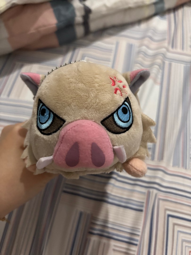 Demon Slayer Inosuke Original Sega Lisence Gantungan Kunci / Bag Charm ...