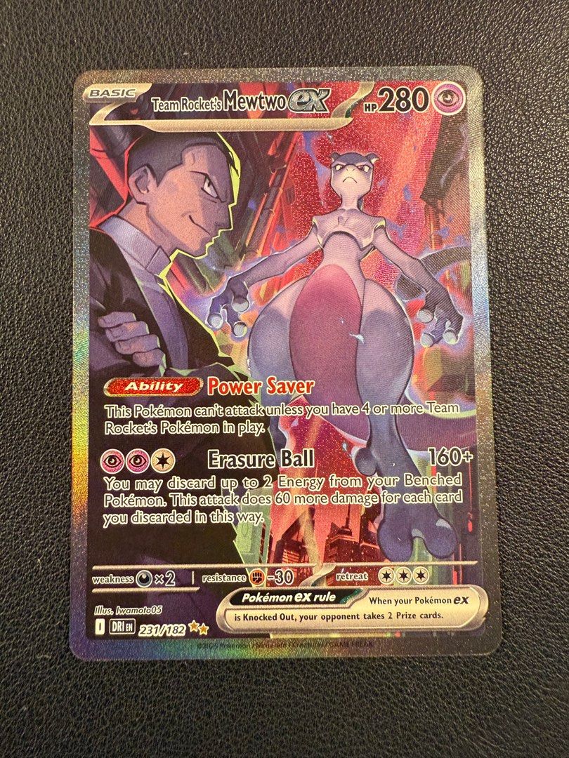 Destined Rivals Team Rocket’s Mewtwo ex 231/182 SIR Special ...