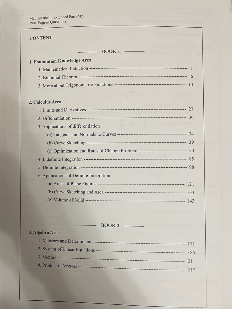 DSE MATHS (M2) Past Paper (By Topic), 興趣及遊戲, 書本 & 文具, 補充練習 - Carousell