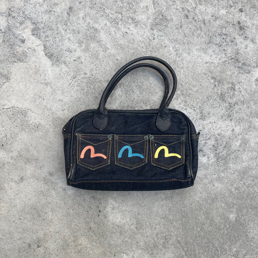 EVISU SEAGUL MULTI POCKET DESIGN KILI BAG, Luxury, Bags & Wallets on ...