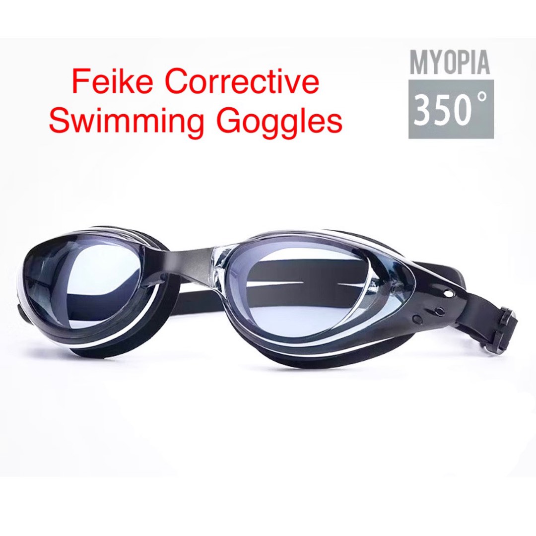 Feike Corrective Swimming Goggles (350 Degree), Sports Equipment ...