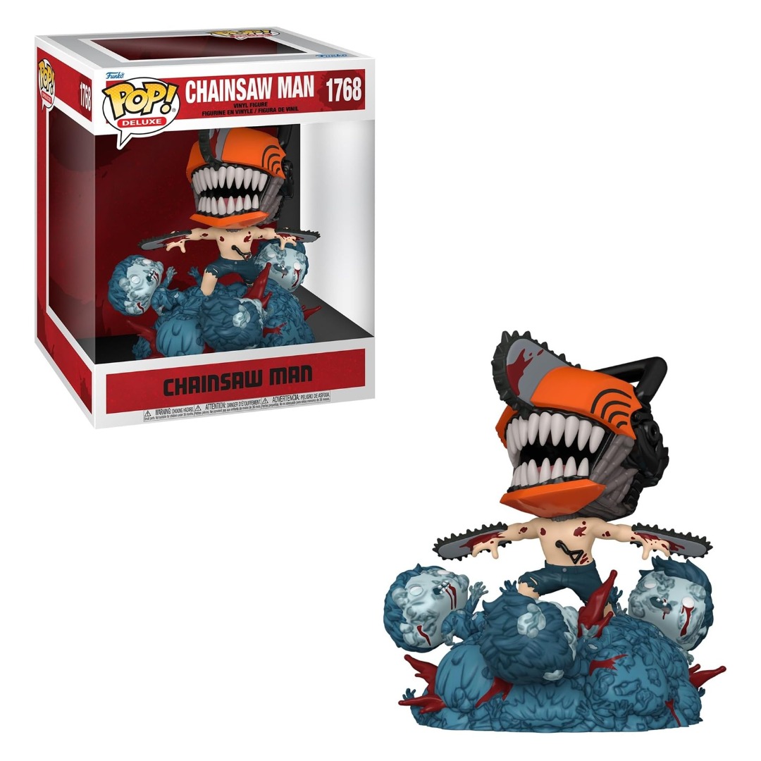 [Free Delivery] Funko POP! Deluxe: Chainsaw Man - Chainsaw Man (1768 ...