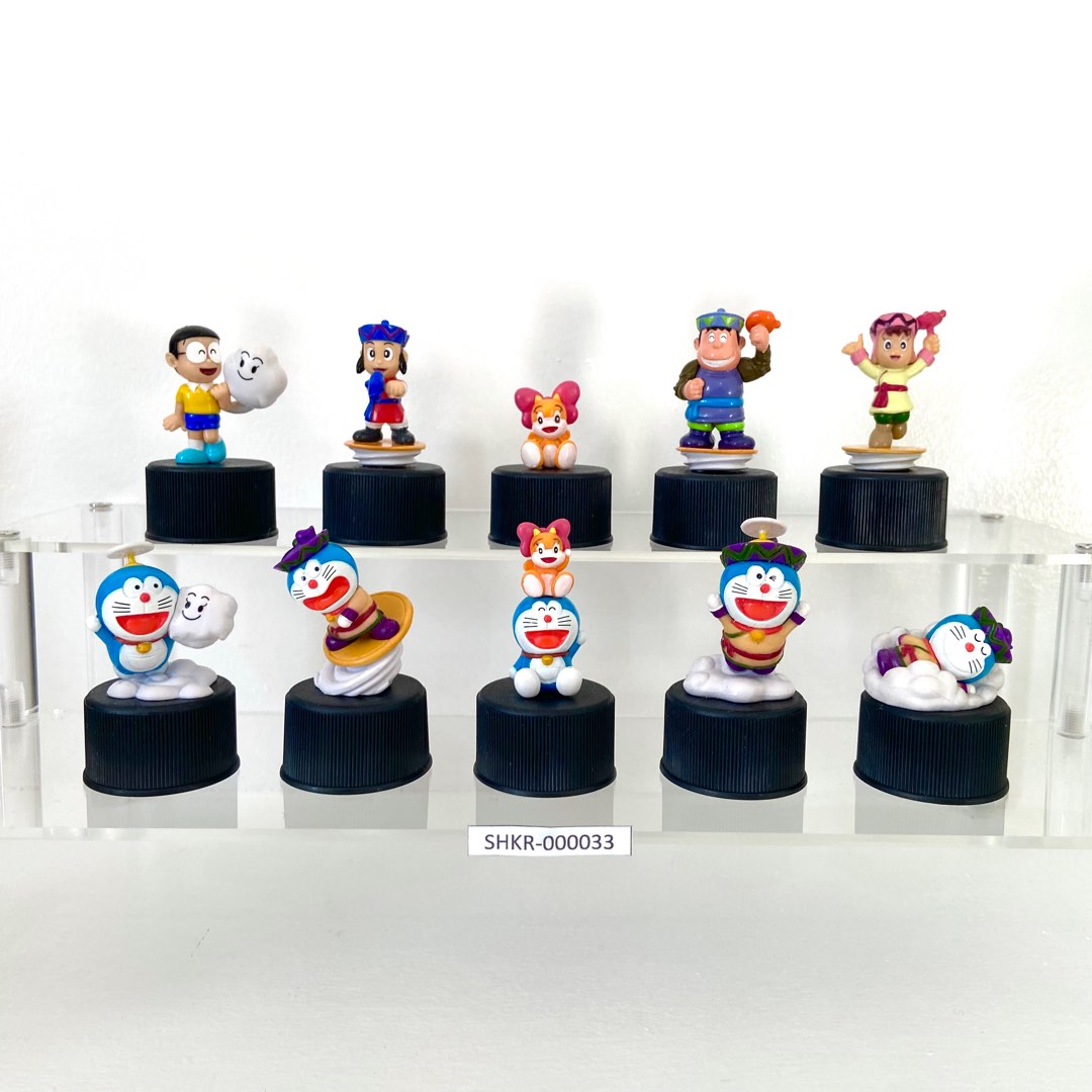 Fujiko Fujio/Doraemon Bottle Cap Figures Set of 10, Hobbies & Toys ...