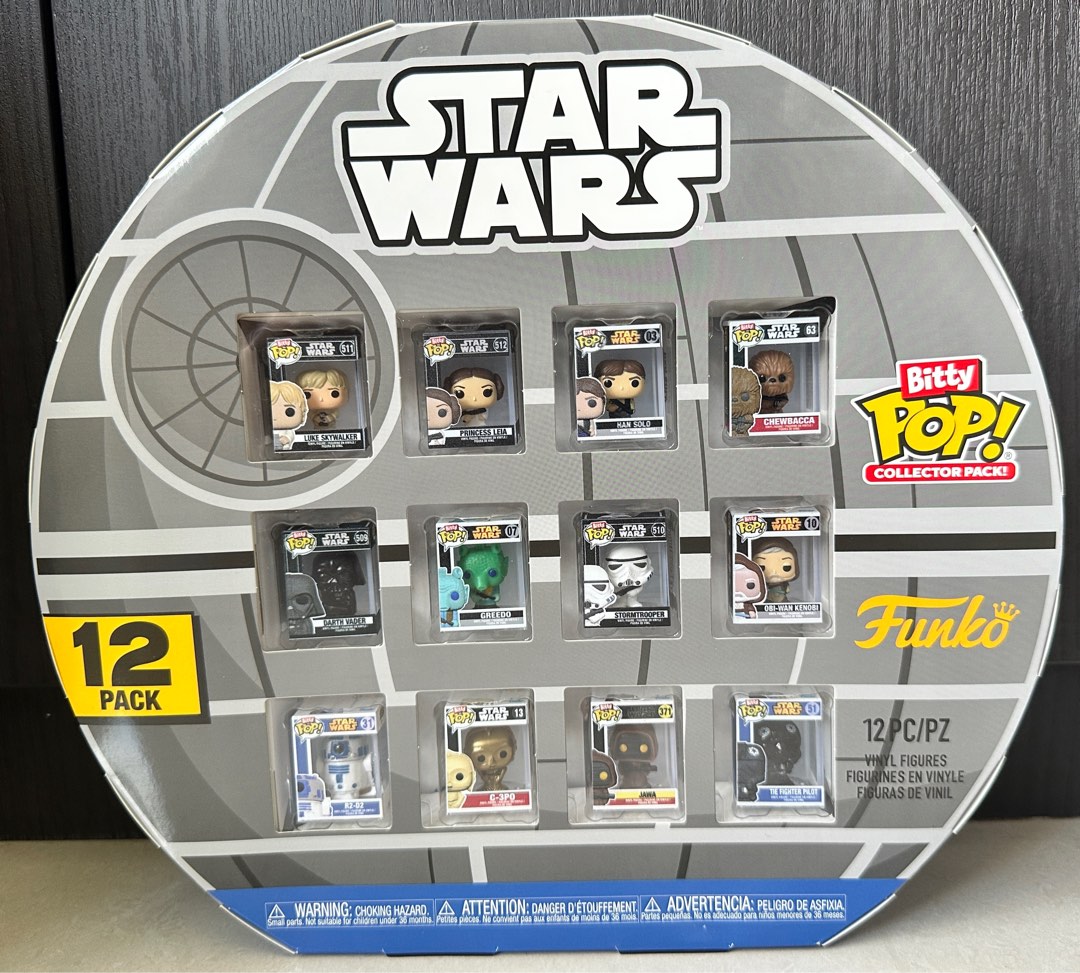 Funko Bitty Pop! Star Wars: A New Hope - 12pc Multipack - 0.9 Inch (2.2 ...