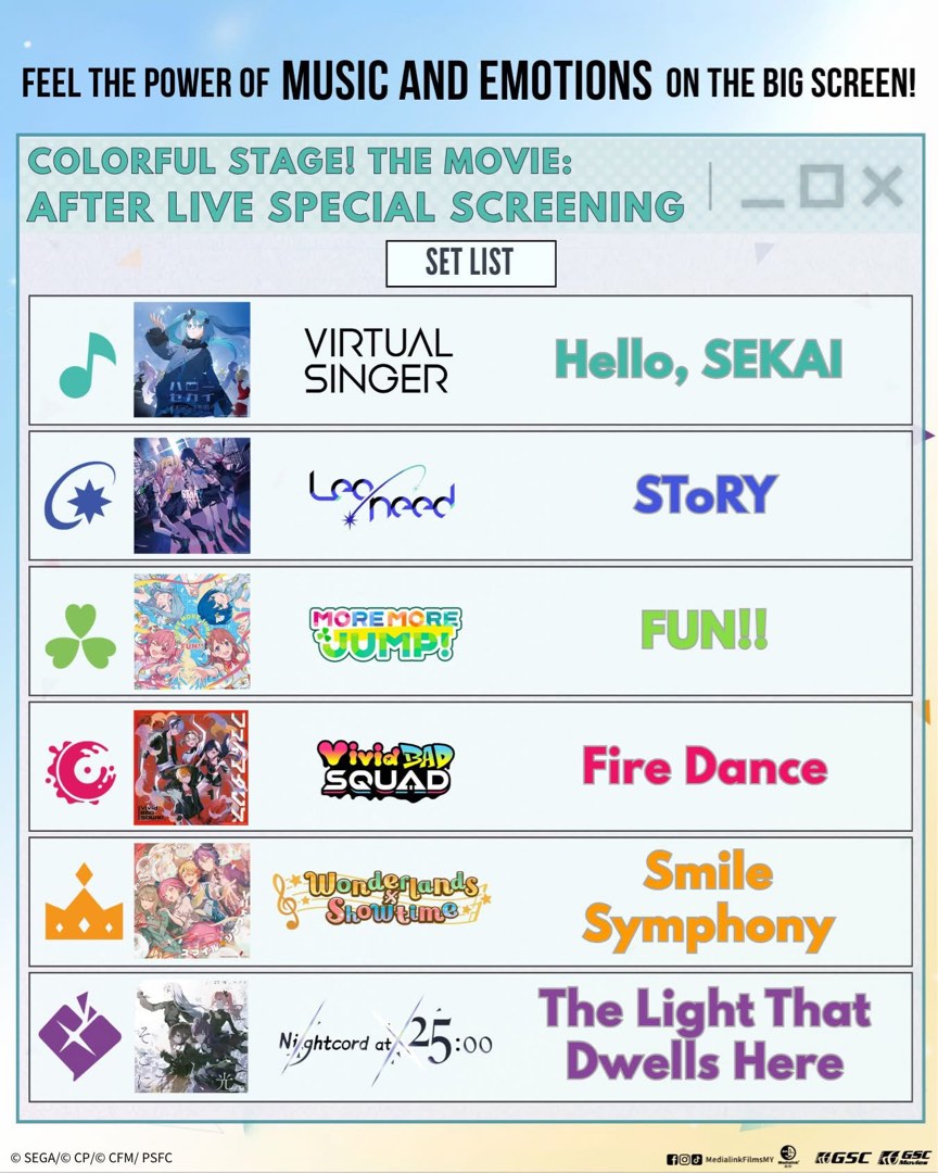 Colorful Stage! The Movie: After Live Special Screening, Tickets ...