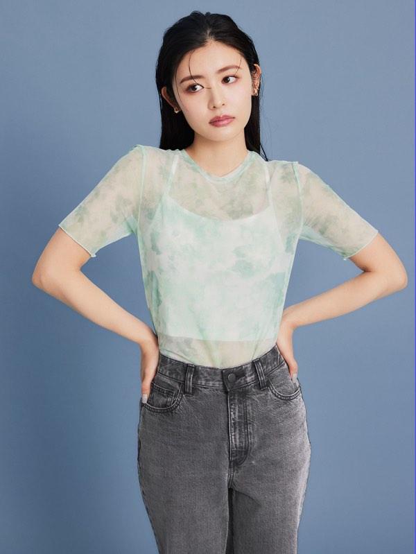 GU by Uniqlo mesh top, Women's Fashion, Tops, Blouses on Carousell