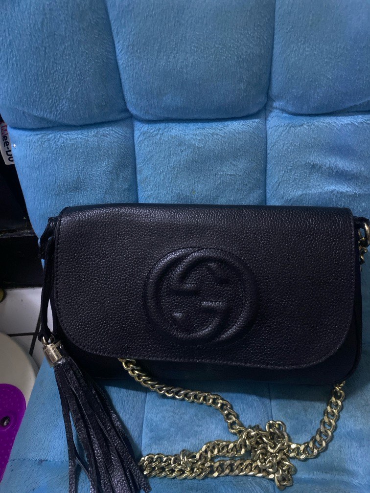 Gucci sling rantai kulas, Barang Mewah, Tas & Dompet di Carousell
