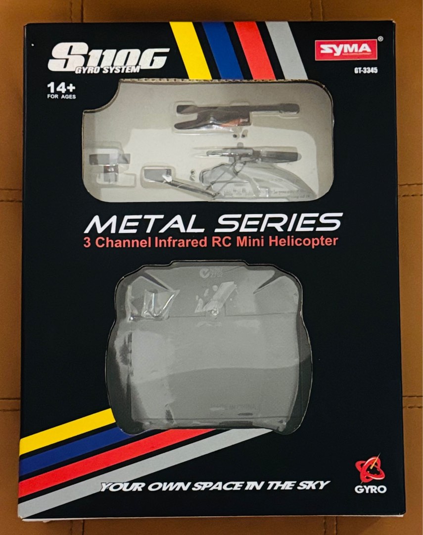 Gyro Remote Control Mini Helicopter S110G 3 channel RC, Hobbies & Toys ...