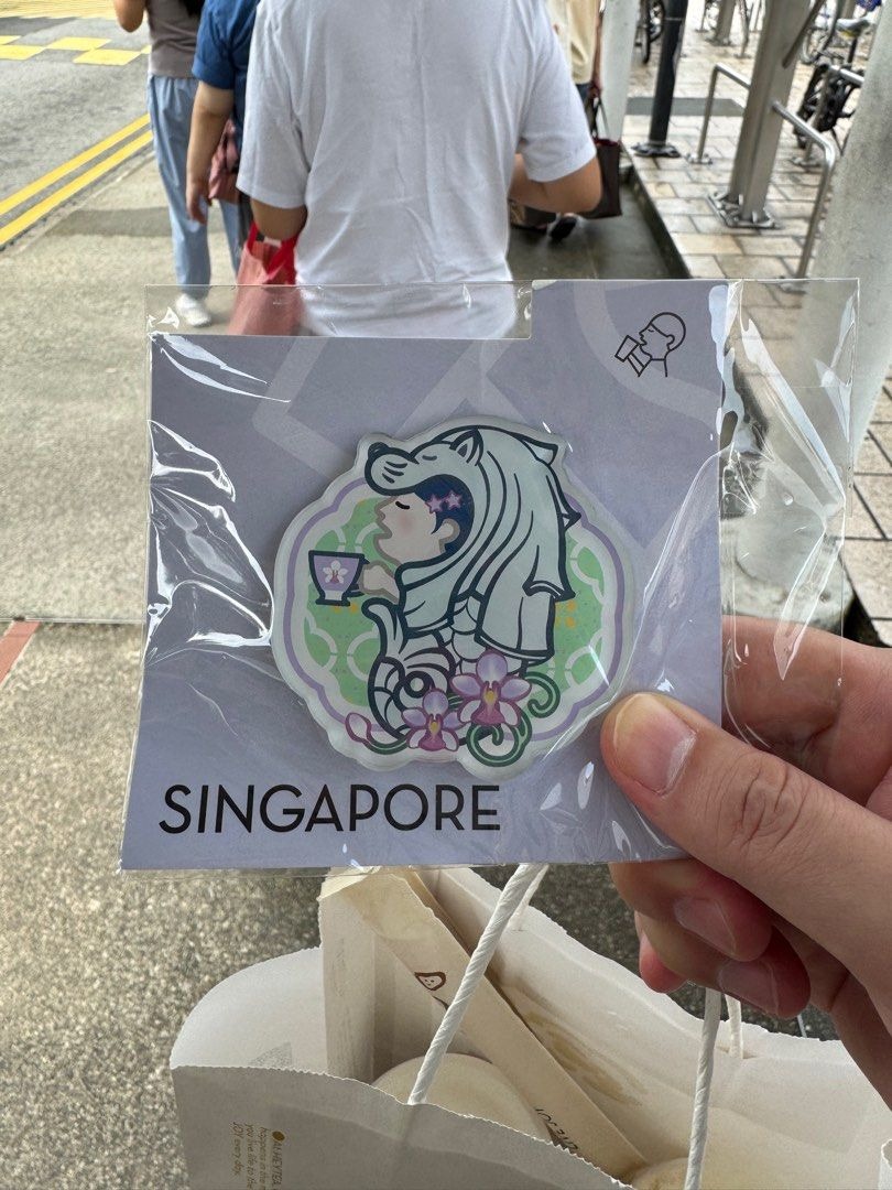 HEYTEA fridge magnet Singapore limited, Hobbies & Toys, Travel, Travel ...
