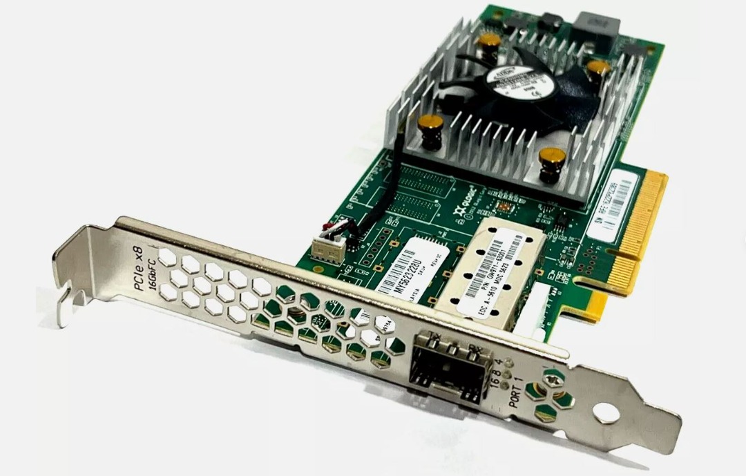 HP HPE Qlogic QLE2660 16Gbps One Port PCIe x8 SFP+ Fiber Channel HBA ...