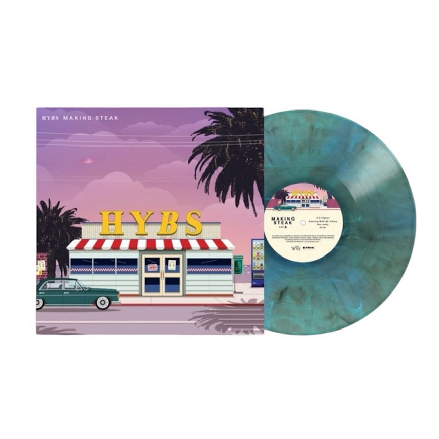 HYBS - Making Steak (Marbled Vinyl LP), Hobbies & Toys, Music & Media, Vinyls on Carousell