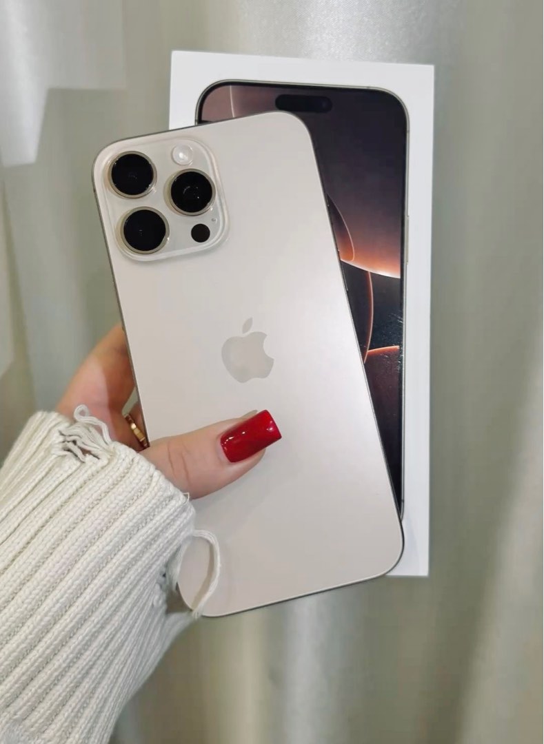 iPhone 16 Pro Max 256GB Dessert titanium (Ntc approved), Mobile Phones ...