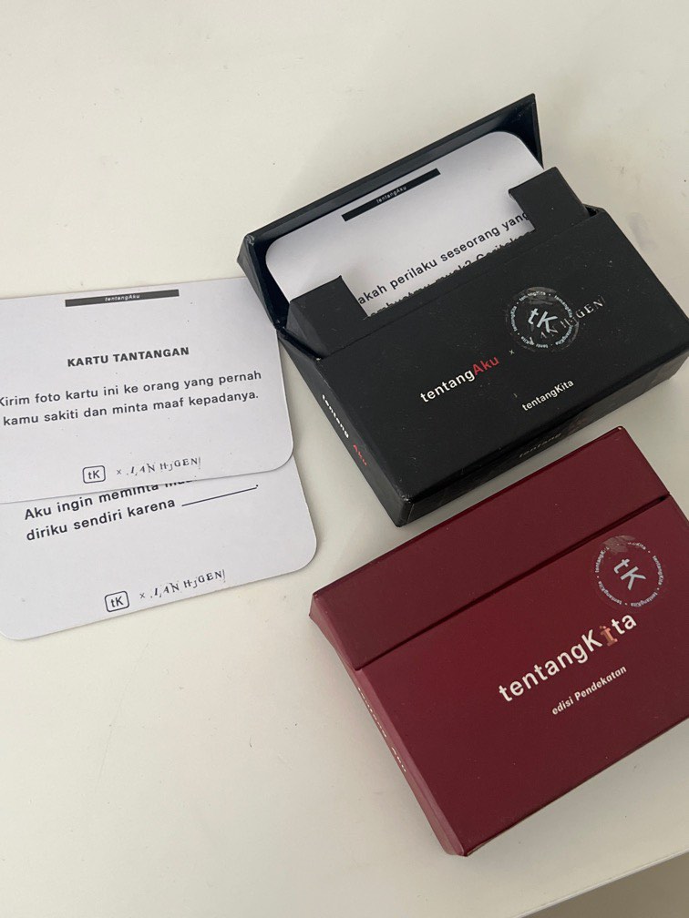 Kartu Main Tentang Kita Edisi Pendekatan dan Ian Hugen, Toys ...