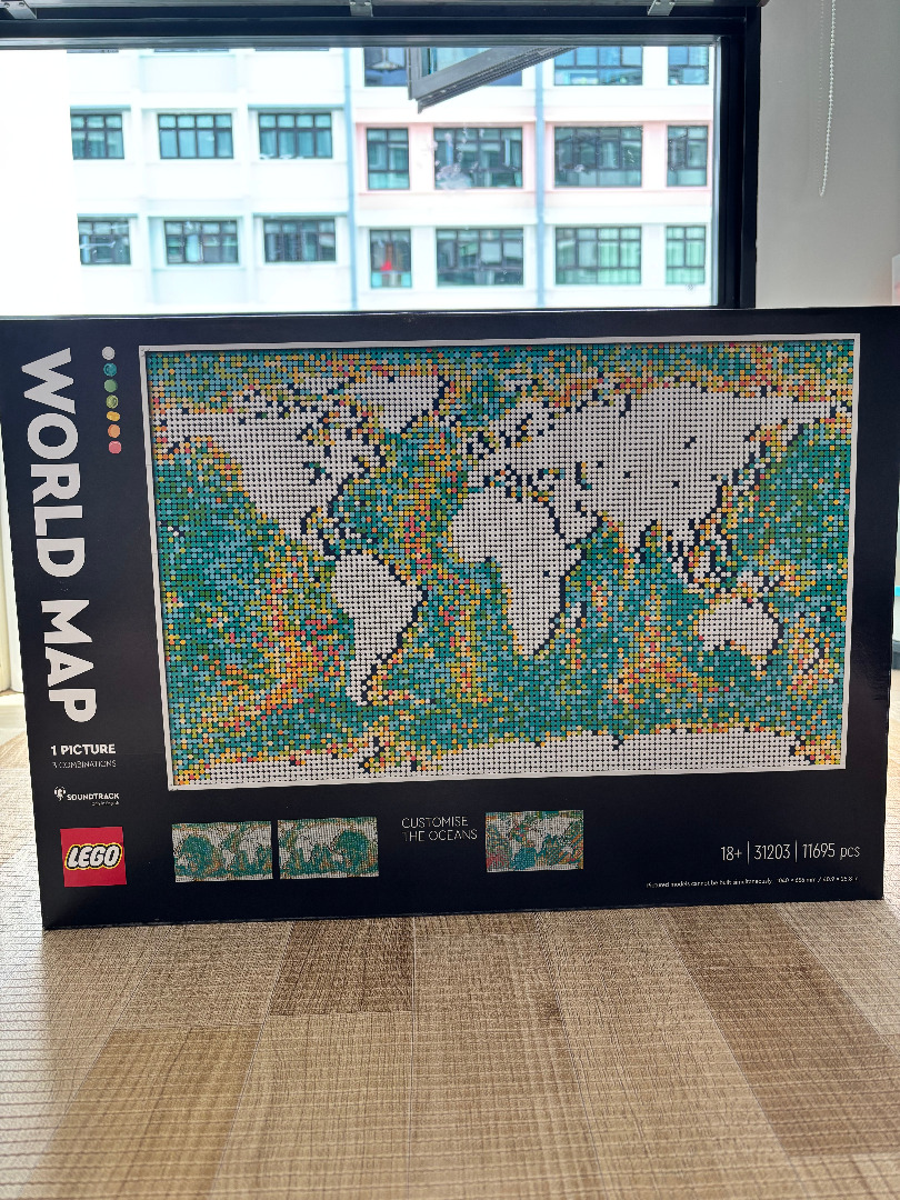 Lego 31203 World Map, Hobbies & Toys, Toys & Games on Carousell