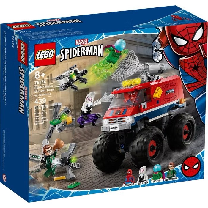 LEGO Marvel Spider-Man 76174 Spider-Man's Monster Truck vs. Mysterio ...