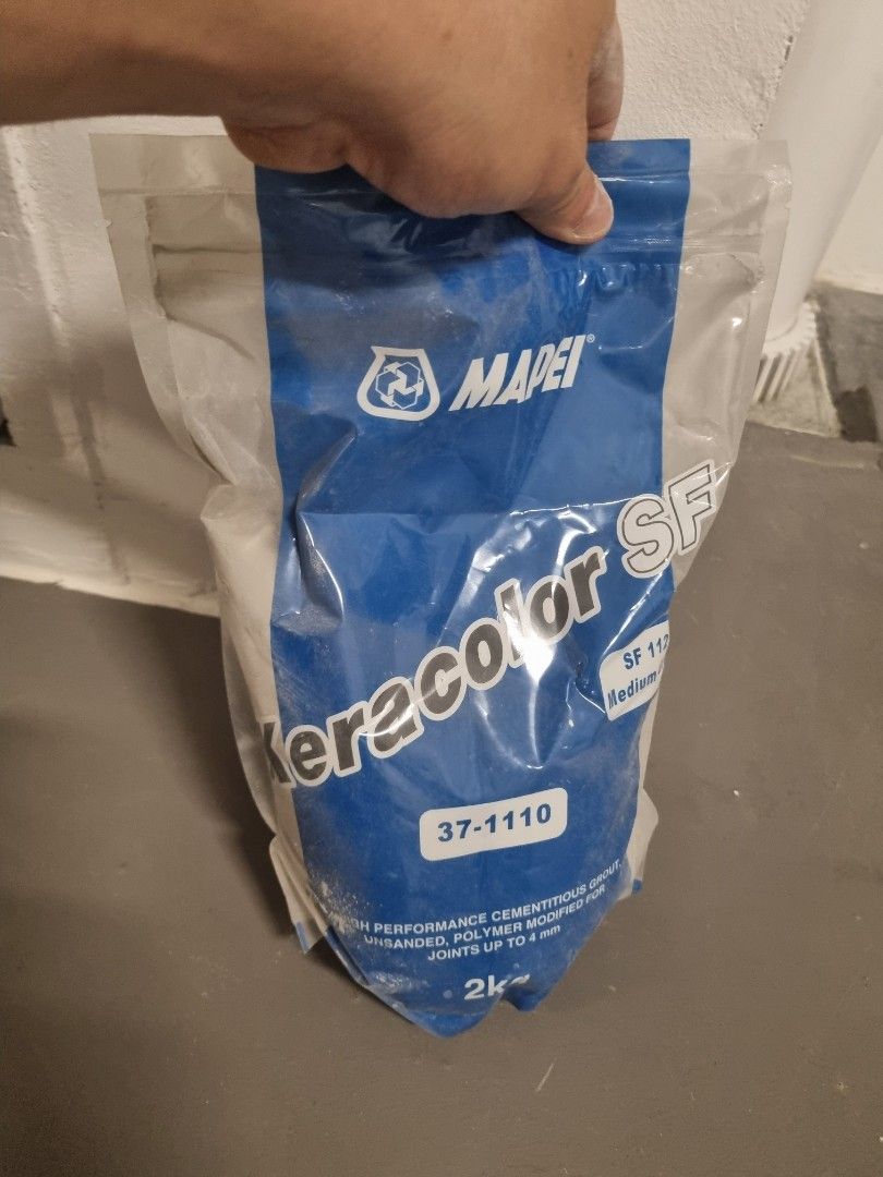 Mapei Keracolor SF 2kg high-performance cementitious grout, Everything ...