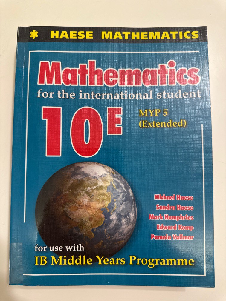 Mathematics 10E IB MYP Haese Mathematics, 興趣及遊戲, 書本 & 文具, 教科書 - Carousell