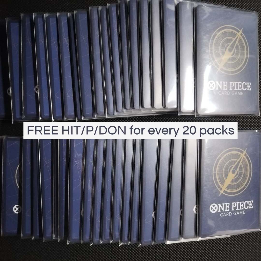 Mini Huat Packs - Guaranteed SR or Above (One Piece Cards, One Piece ...