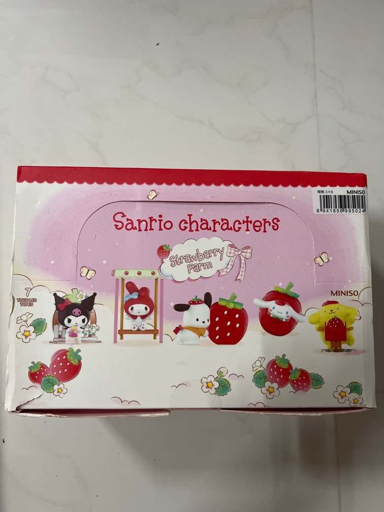 Miniso Sanrio Characters Strawberry Farm Blind Box (Full sealed in ...