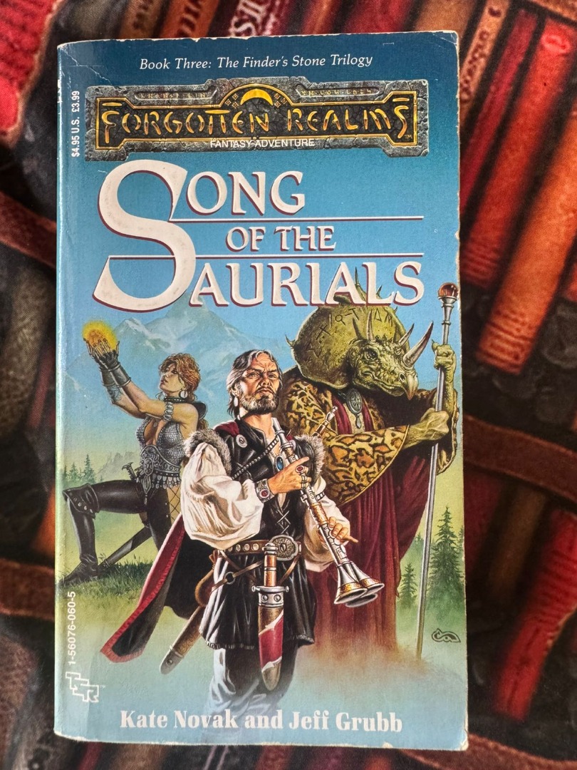 MMPB 1991 Song Saurials Forgotten Realms Book 3 Finder's Stone Fantasy ...