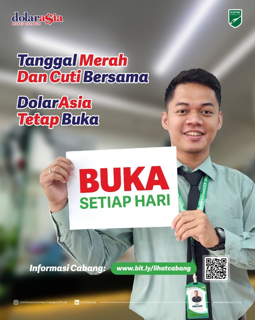 Money Changer 24 Jam Solo Baru DolarAsia dengan Kurs Kompetitif, Barang ...